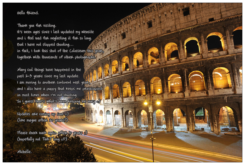 Hello from Rome: Just a quick update